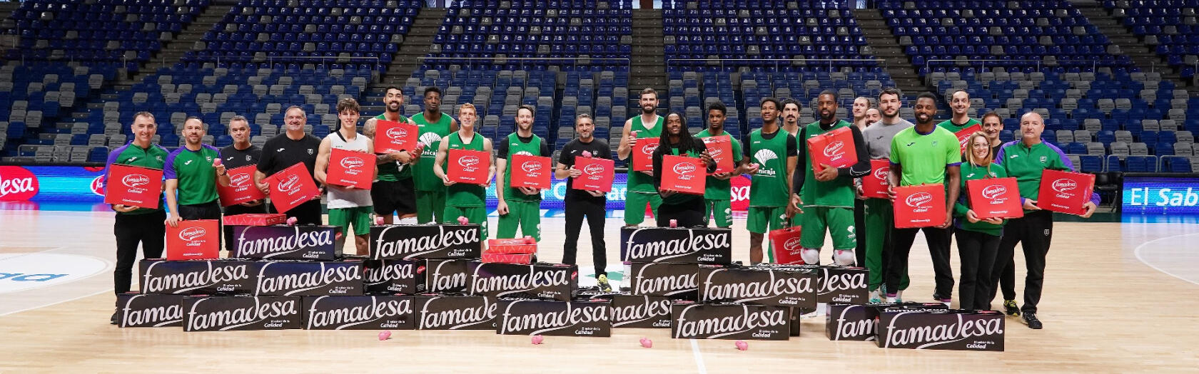 Famadesa pone sabor a la Navidad del Unicaja / Web Oficial del Unicaja ...